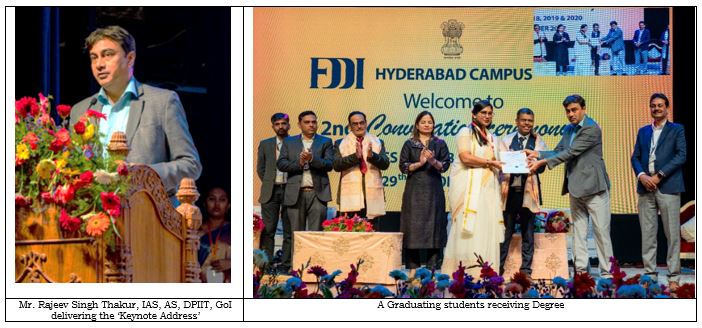 2nd Convocation ceremony of FDDI, Hyderabad campus held