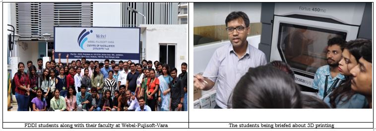 Industrial visit for FDDI, Kolkata students